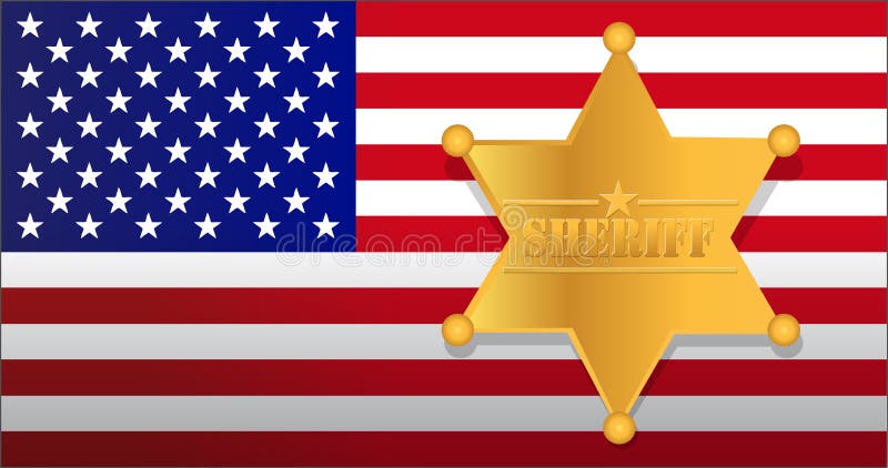 Deputy Sheriff Abstract Badge Stock Illustration - Illustration of jail ...