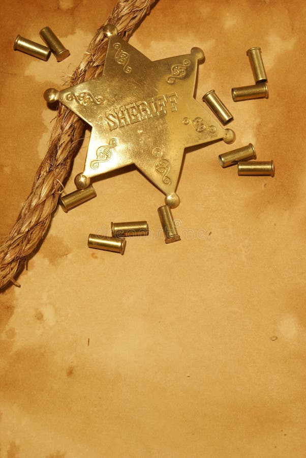 Sheriff Badge and Handcuffs Stock Photo - Image of equipment, crime ...