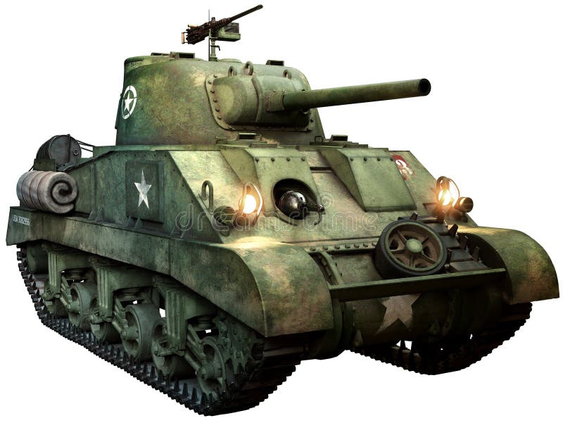 Sherman Tank Clip Art