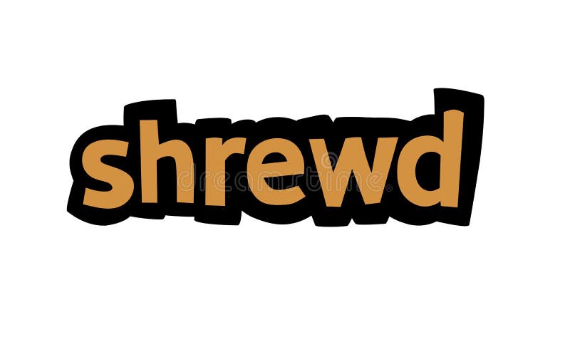 SHERWD Writing Vector Design on White Background Stock Vector ...