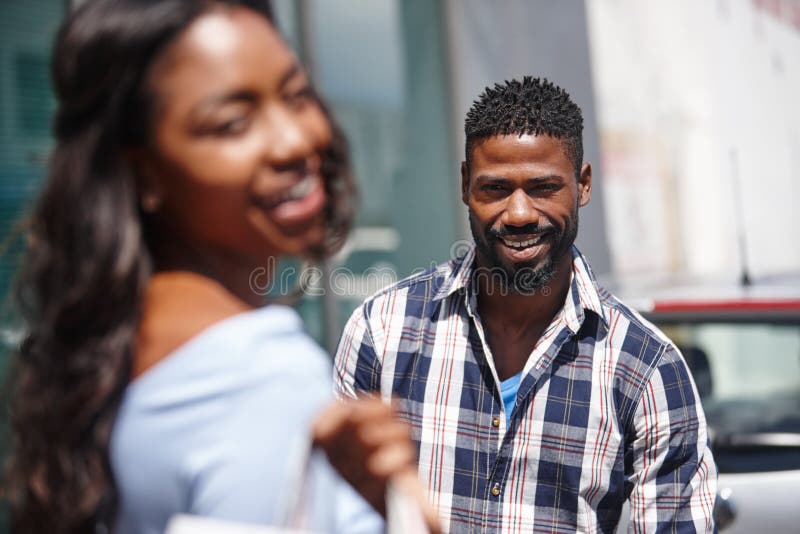 Shes The Best Part Of My Day A Handsome Man Posing With His Girlfriend