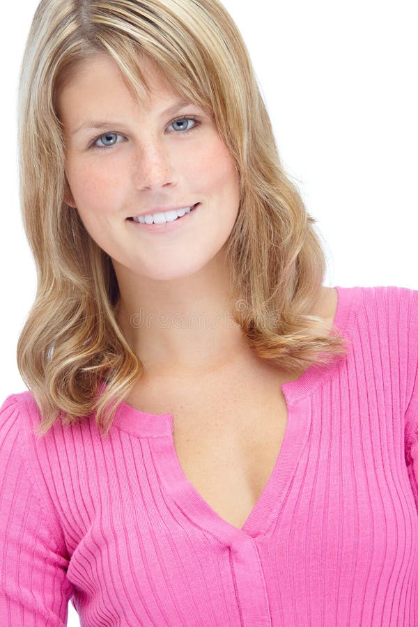 Shes Got A Fresh Look Closeup Portrait Of A Pretty Young Woman Isolated On A White Background