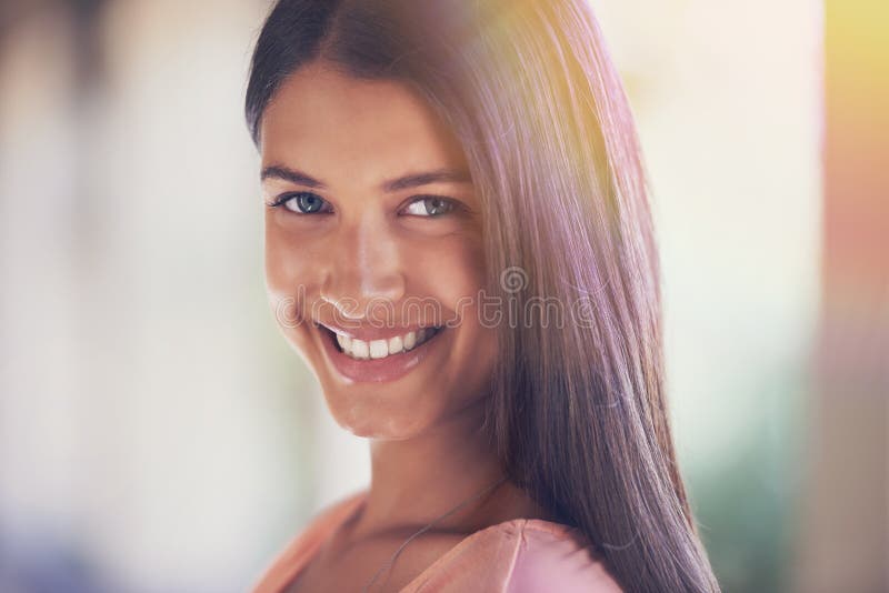 Shes Got Reason To Smile. a Confident Young Woman. Stock Photo - Image ...