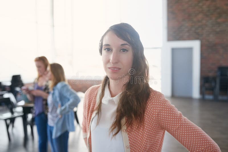 Shes Serious about Her Studies. Portrait of a Young University Student ...