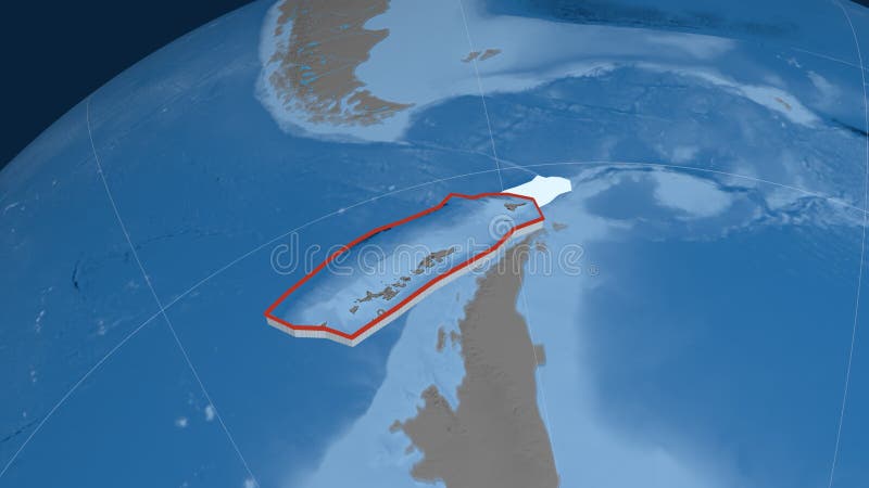 Shetland Tectonic Plate. Elevation Stock Video - Video of continental ...