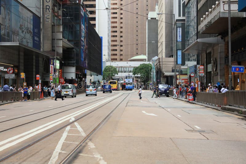From Sheung Wan Tramway, View of Central Cityscape 18 May 2021 ...