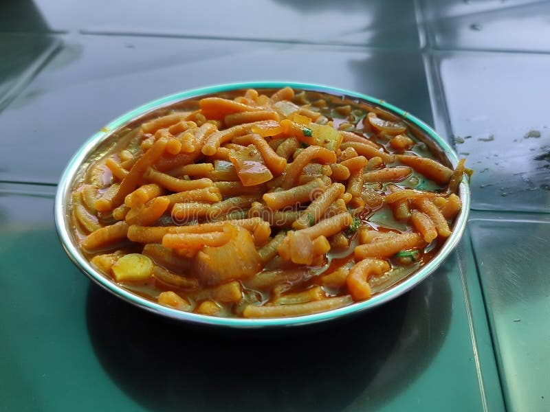 Shev bhaji Indian cuisine stock photo. Image of delicious - 337105132