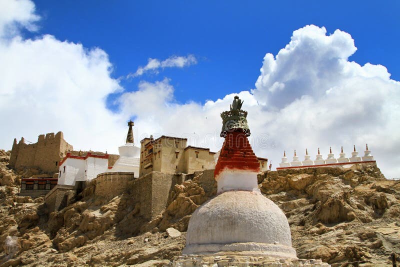 Shey Monastery Shey Palace in Ladakh, Jammu and Kashmir, India Stock ...