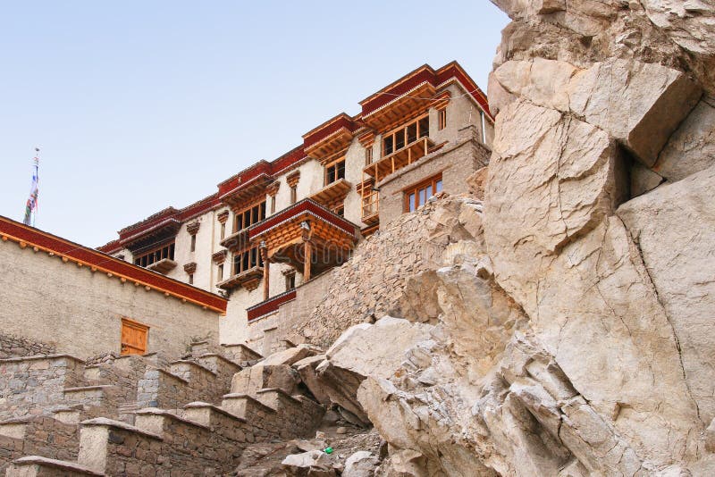 Shey Monastery, Ladakh, India Stock Photo - Image of natural, complex ...