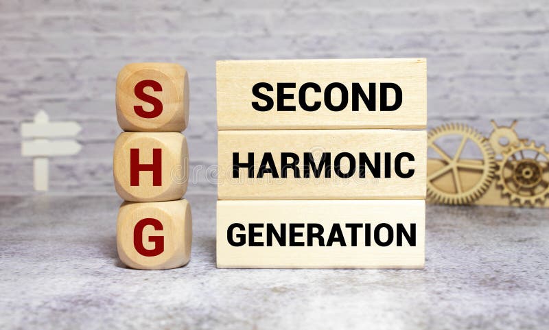 SHG - Second Harmonic Generation Acronym Text on Notepad, Abbreviation ...