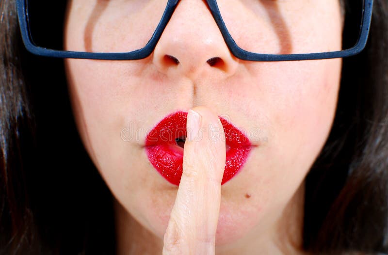 Shh Be Quiet stock photo. Image of hush, finger, feelings - 23830112