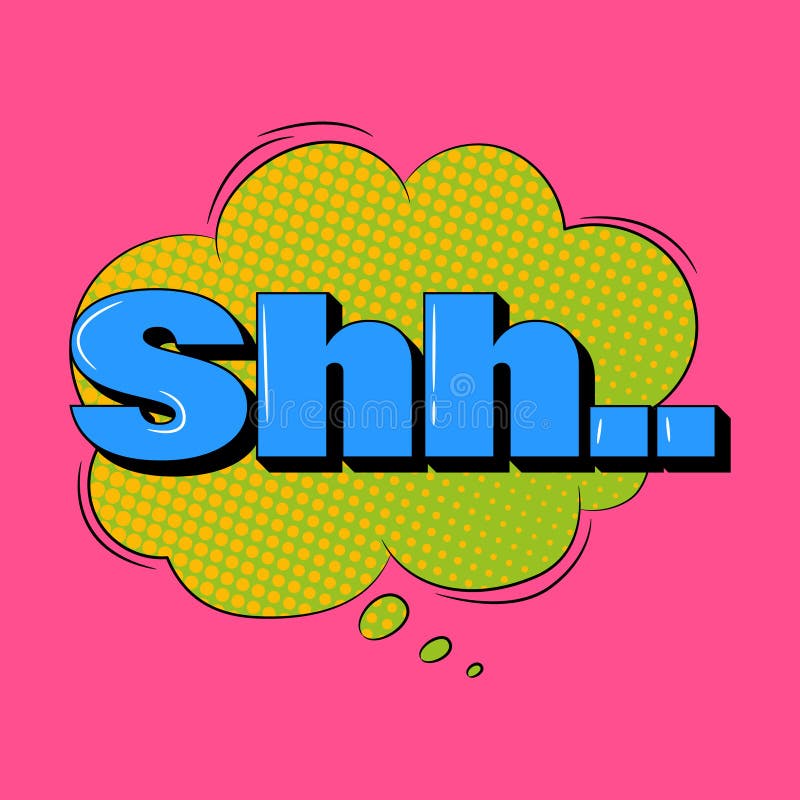 Shh Stock Illustrations – 1,377 Shh Stock Illustrations, Vectors ...