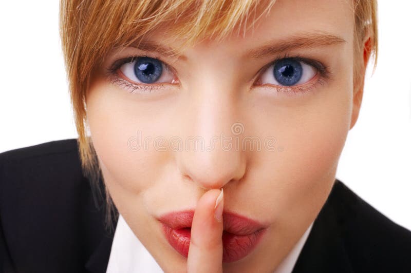 Shh. secret stock image. Image of lips, shhh, isolated - 3312977