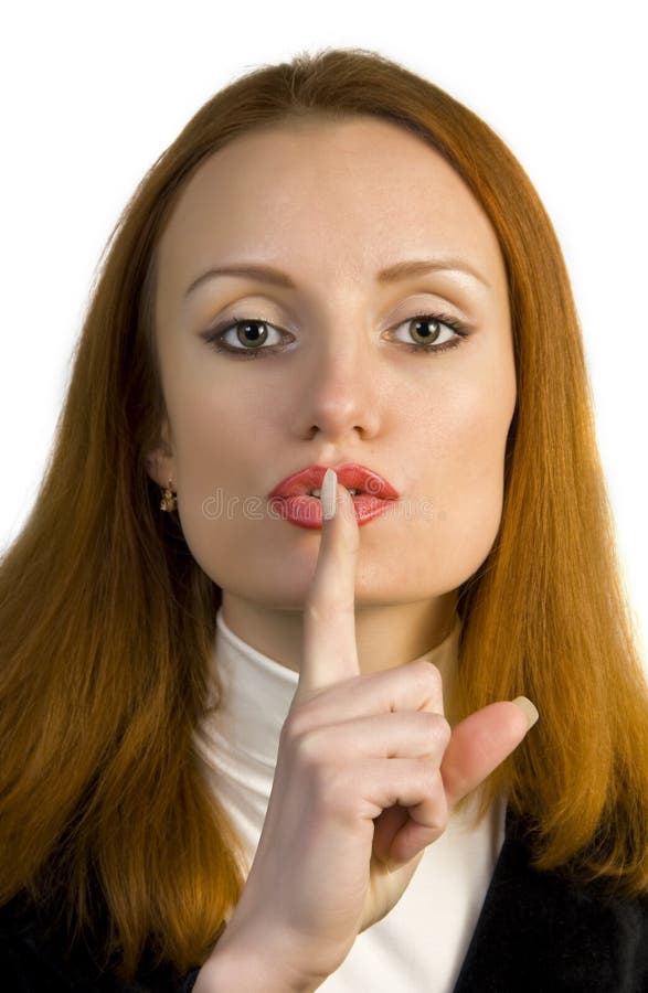 Shh sign. Woman secret stock photo. Image of hand, color - 12967928