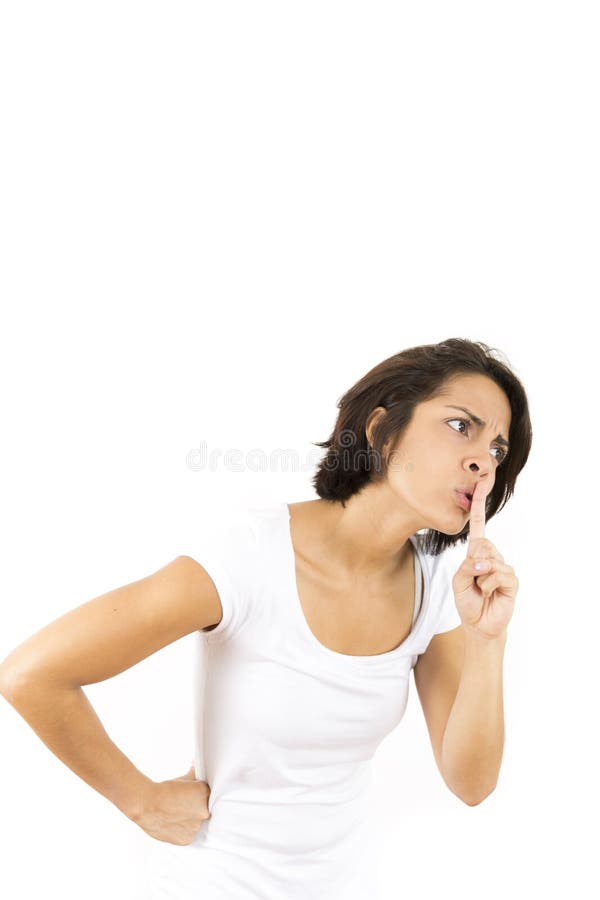 Shhh - Be Quiet stock photo. Image of indian, restraint - 38525978