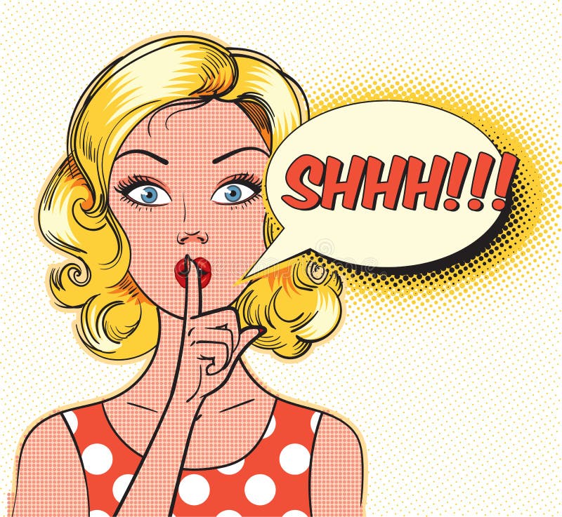 Shhhh Stock Illustrationen, Vektoren, & Kliparts - 542 Stock Illustrationen