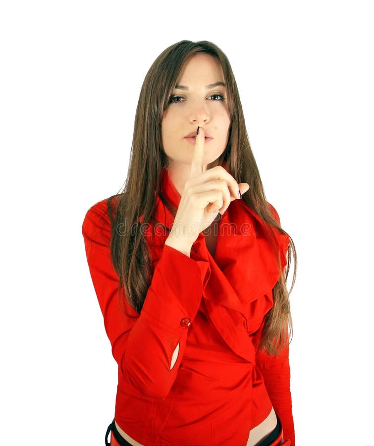 Shhh it is a secret stock image. Image of gesture, intense - 13172175