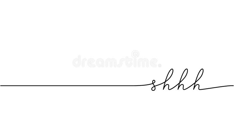 Shh Drawing Stock Illustrations – 147 Shh Drawing Stock Illustrations ...