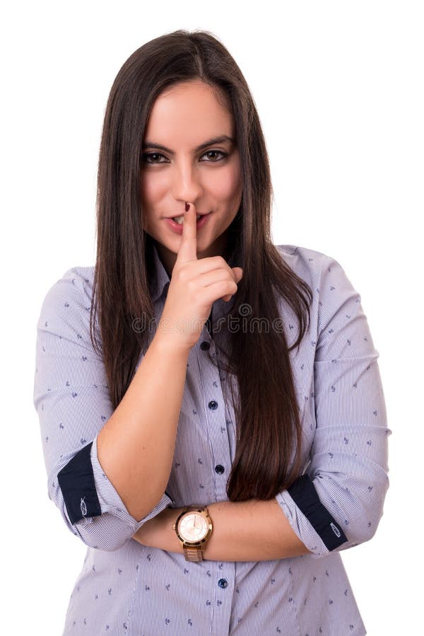 Shhhh! Silence please! stock image. Image of quiet, gesture - 90185655