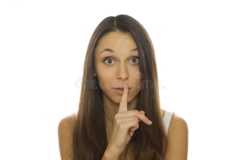 Shhhhh imagen de archivo. Imagen de soplando, apacible - 21942597