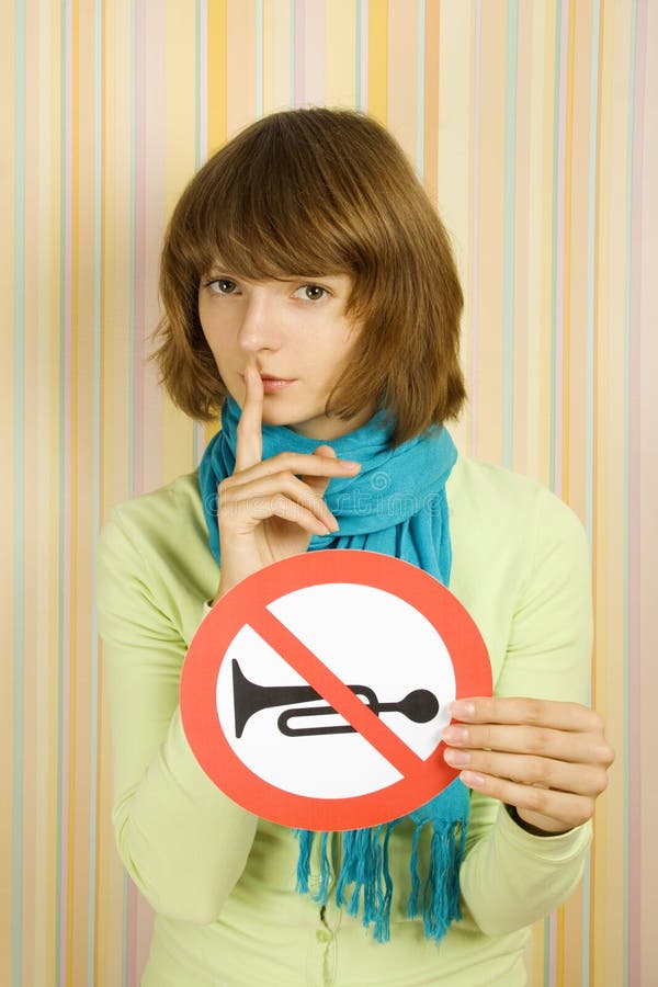 Shhhhhhh stock photo. Image of expression, people, finger - 15768458