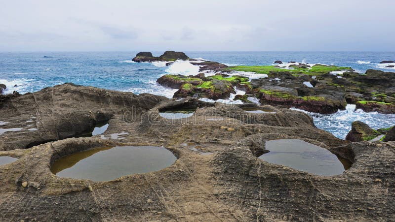 Shi Ti Ping Tourist Attraction in Taiwan Stock Image - Image of erosion ...