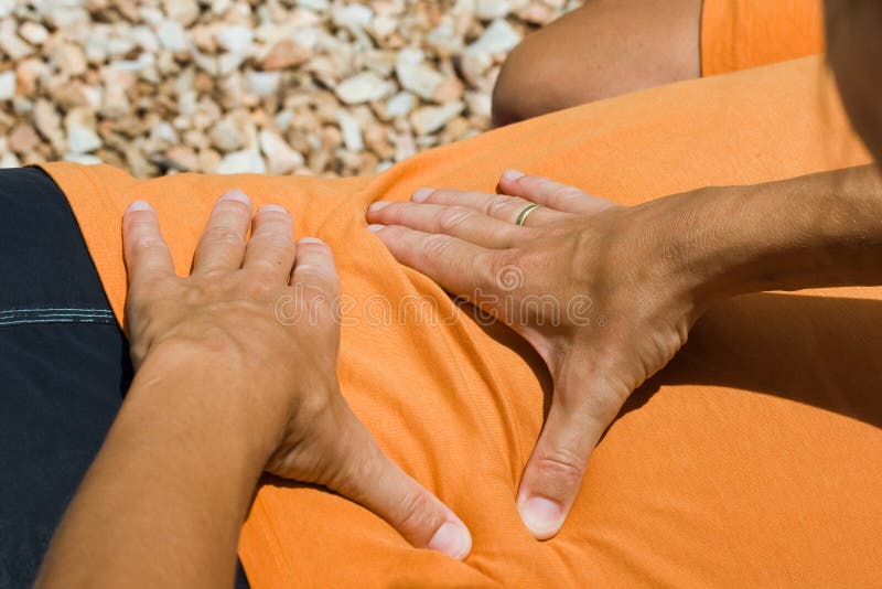 Shiatsu Treatment stock image. Image of client, pressure - 26191971