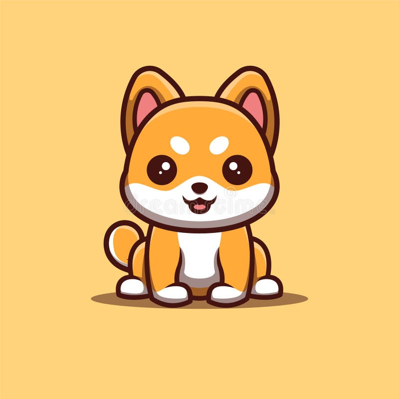 Shiba Inu Sitting Happy Cute Creative Kawaii Cartoon Mascot Logo Stock ... Shiba Inu Sitting Happy Cute Creative Kawaii Cartoon Mascot Logo Stock ...