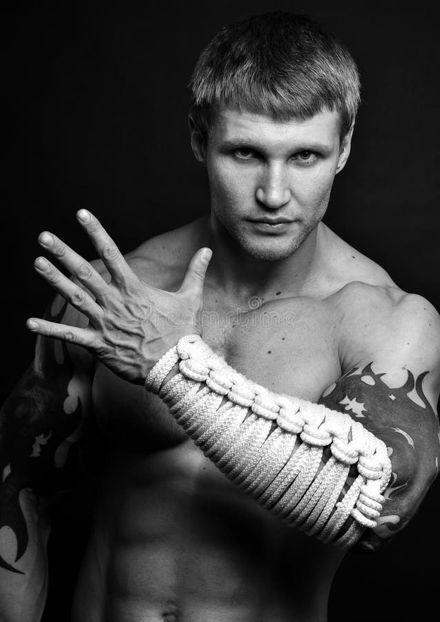 Shibari model stock photo. Image of punishment, shibari - 65414370