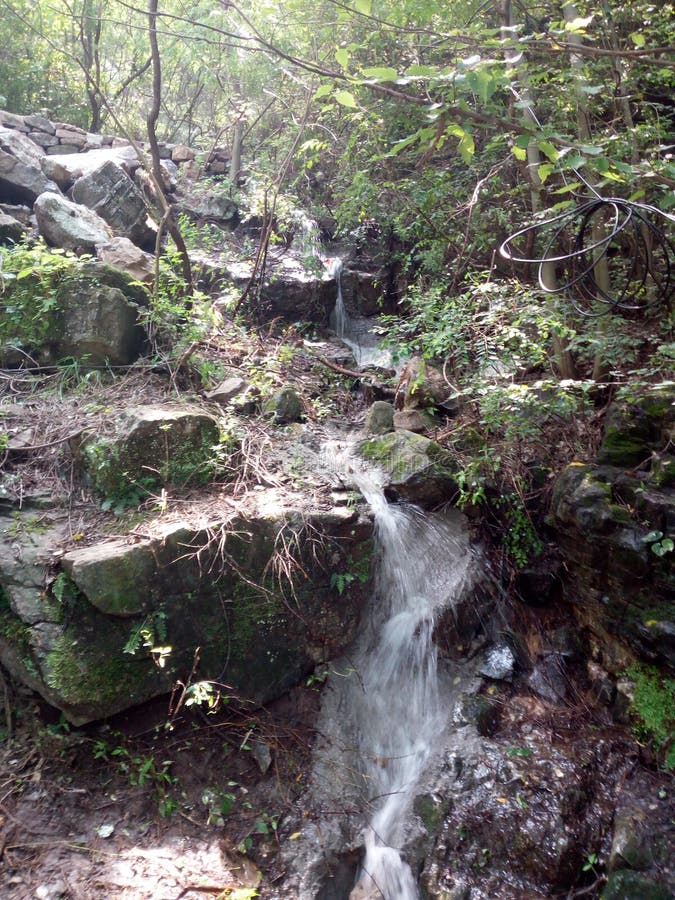 Shidu stock photo. Image of waterfall, ravine, shidu - 98978460