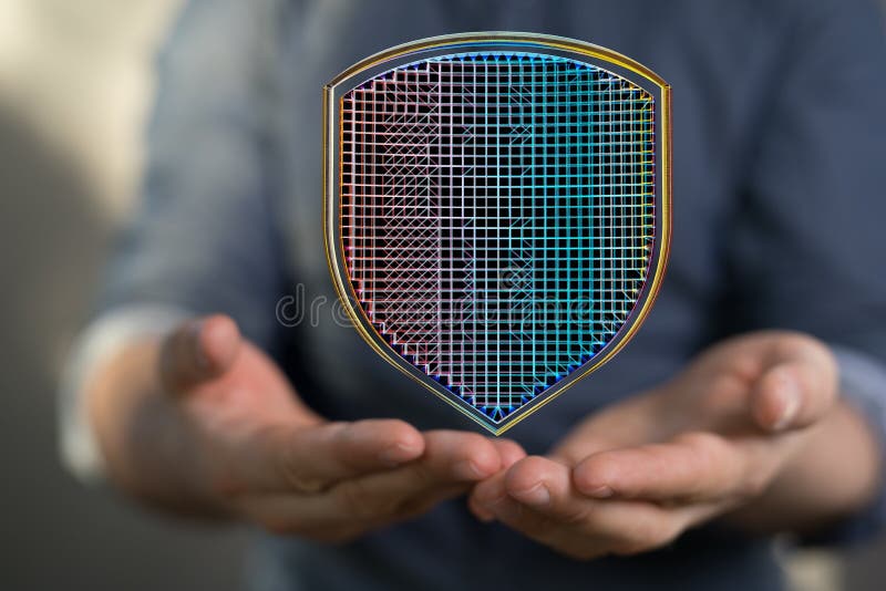A digital shield stock image. Image of data, internet - 181303147
