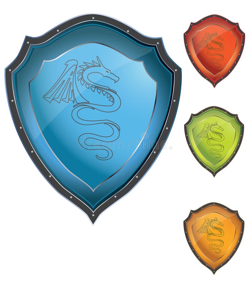 Shield stock vector. Illustration of arms, bookplate, leaf - 3938047