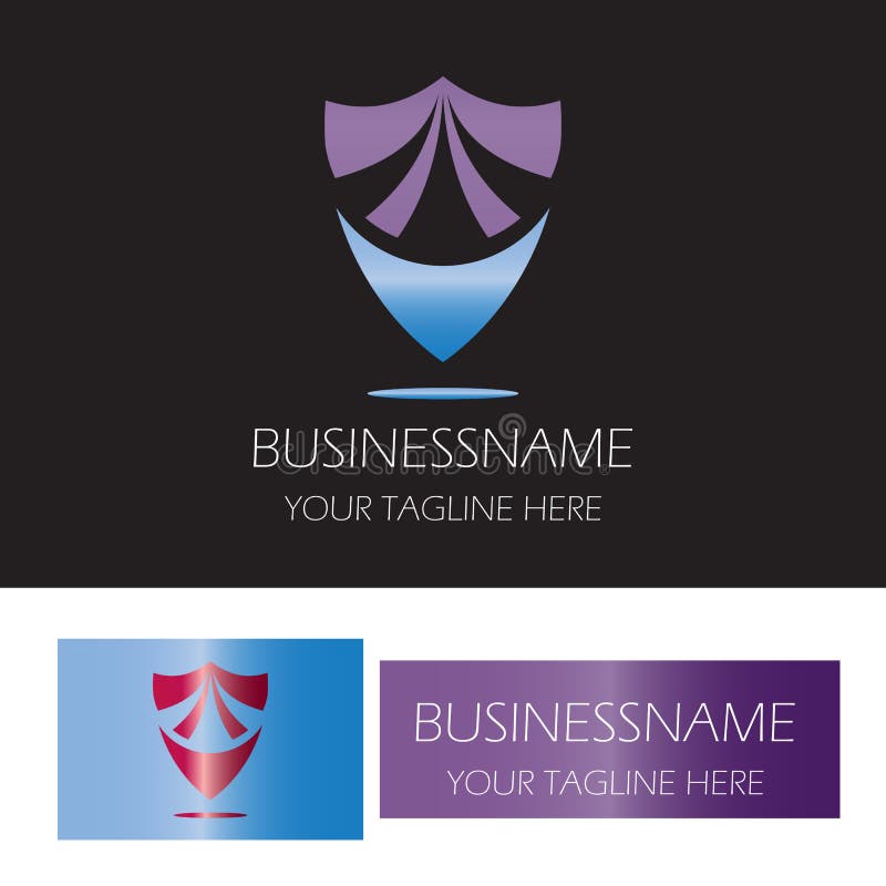 Shield abstract logo stock vector. Illustration of abstract - 82863108