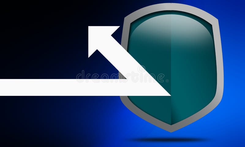 Red Attack Arrow Icon Historical Retro Map Vector Stock Vector ...