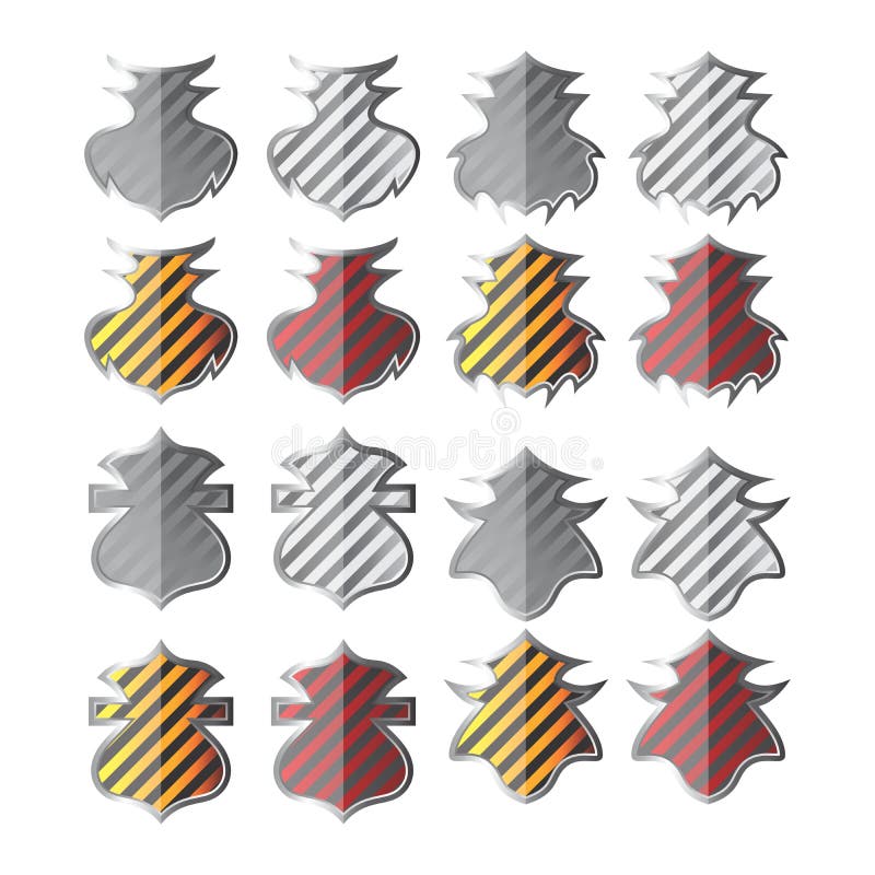 Shield art illustration stock vector. Illustration of glass - 41037235