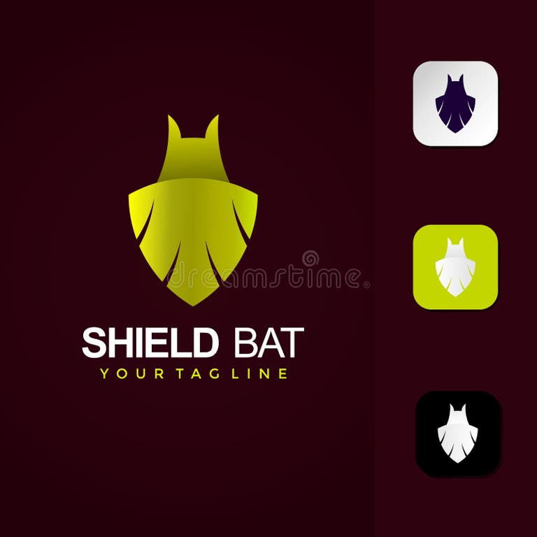 Shield Bad Logo Design Premium Template Vector Stock Vector ...