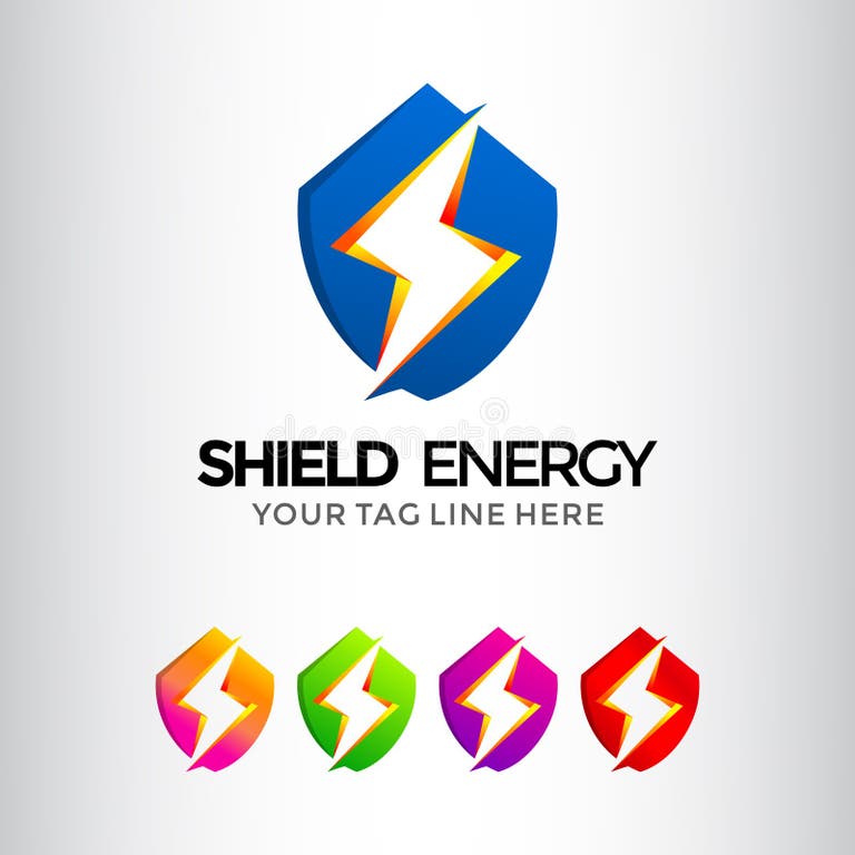 Shield Bad Logo Design Premium Template Vector Stock Vector ...