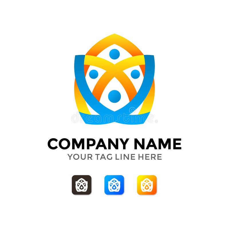 Shield Bad Logo Design Premium Template Vector Stock Vector ...