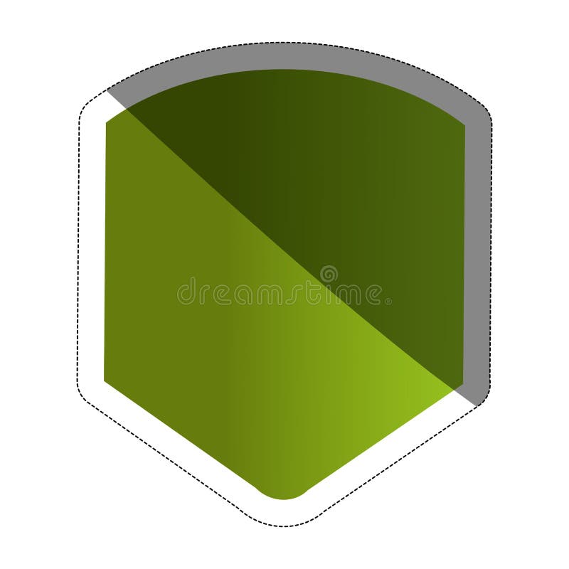Shield badge icon stock vector. Illustration of graphic - 88724548