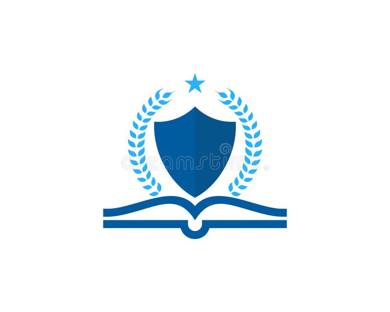 Shield Book Logo Icon Design Stock Vector - Illustration of design ...