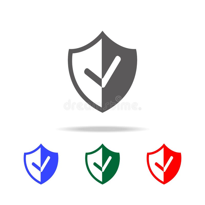 Shield Check Icon. Elements of Cyber Security Icon. Premium Quality ...