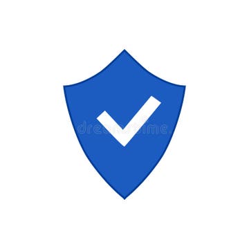 Check Mark Shield Logo Stock Illustrations – 2,780 Check Mark Shield ...
