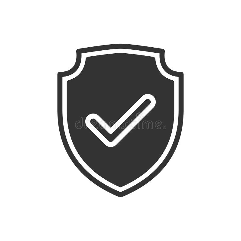 Shield Check Mark Logo Icon Design Template Elements. Vector ...