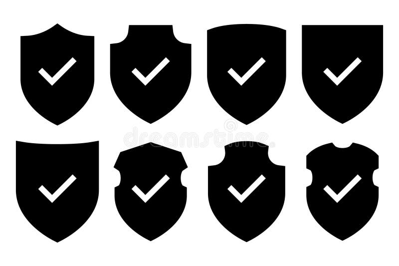 Shield Icon Set. Different Shields Forms Stock Vector - Illustration of ... Shield Icon Set. Different Shields Forms Stock Vector - Illustration of ...