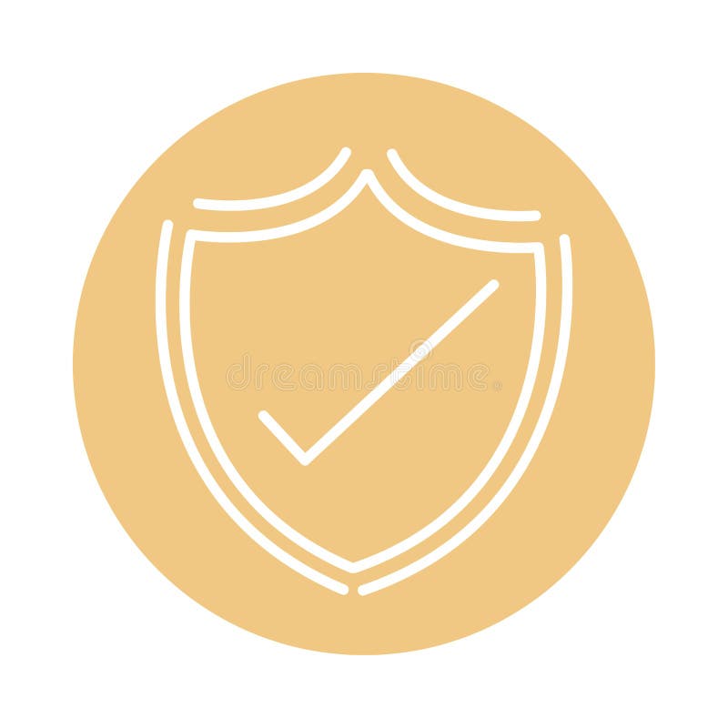 Shield Checking Logistic Cargo Shipping Related Delivery Block Style ...