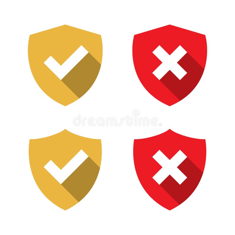 Shield with Checkmark Symbol for Download. Tick Shield Security Icon ...