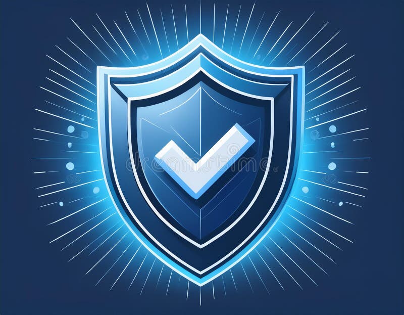 Shield with a Checkmark, Symbolizing Protection and Assurance in ...