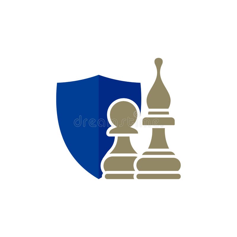Chess crest - knights stock vector. Illustration of design - 9210668