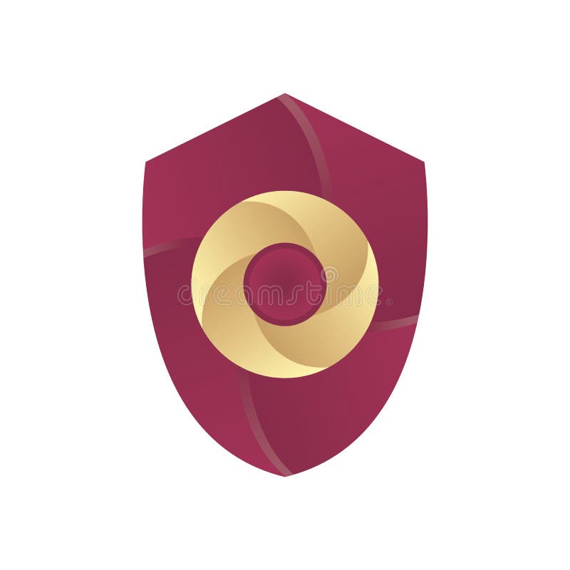 Shield Circle Logo vector stock vector. Illustration of protection ...