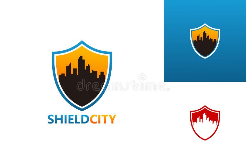 Shield City Logo Template Design Vector, Emblem, Design Concept ...